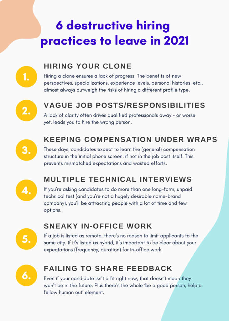 6 destructive hiring practices to remove from your toolkit - Proven ...